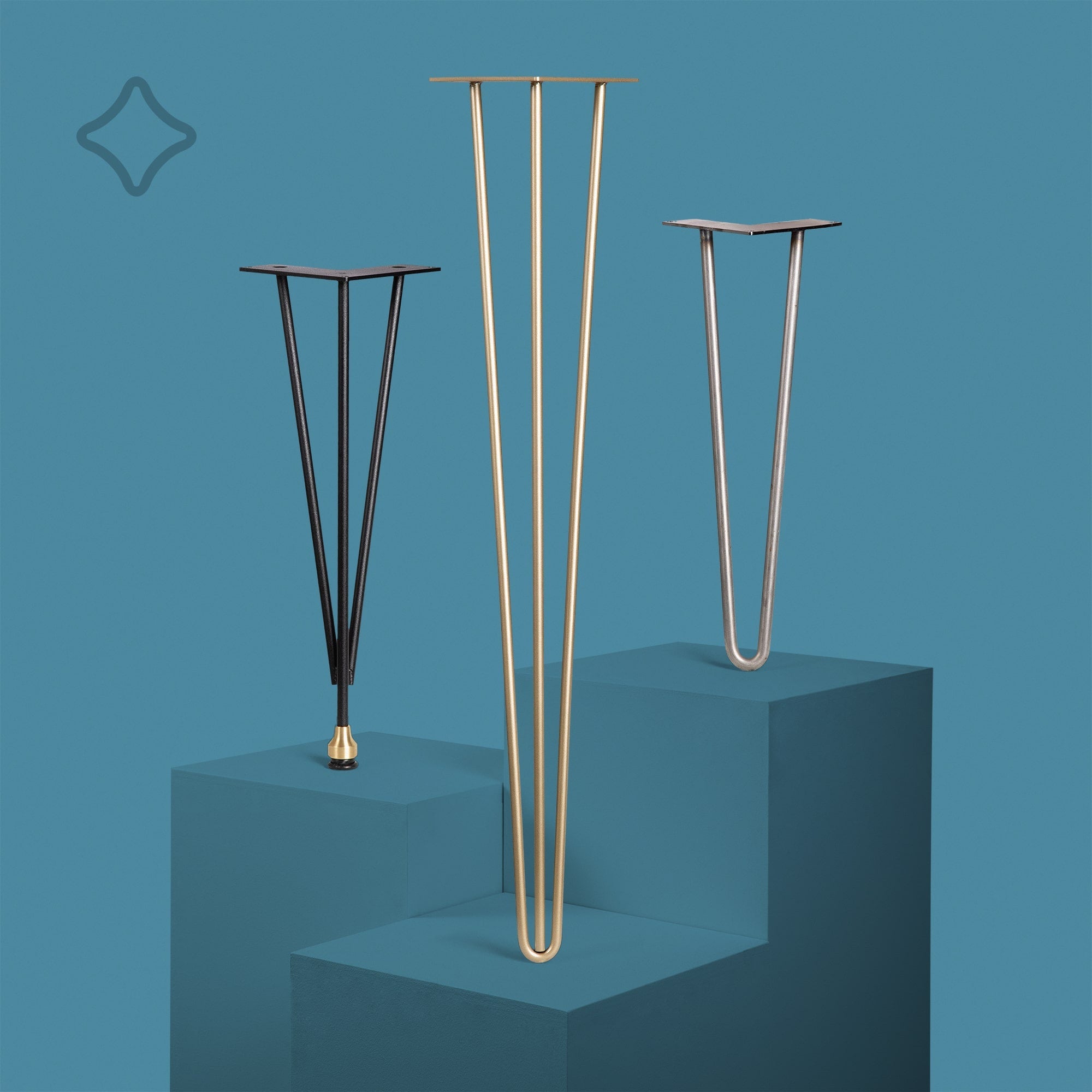 Shop Metal Hairpin Legs | Mid Century Style | Hairpinlegs.com