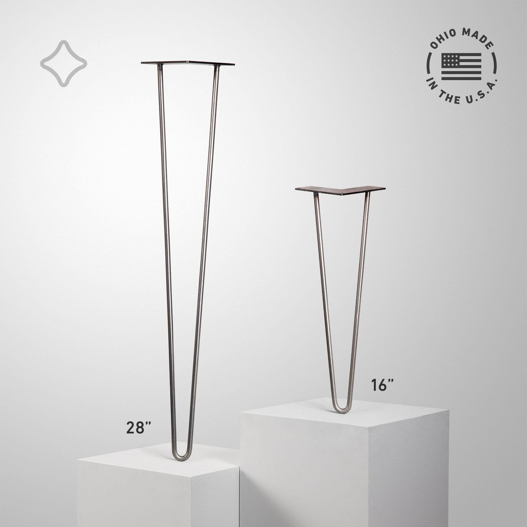 Buy Steel Hairpin Legs | Stainless & Raw Steel | Hairpinlegs.com